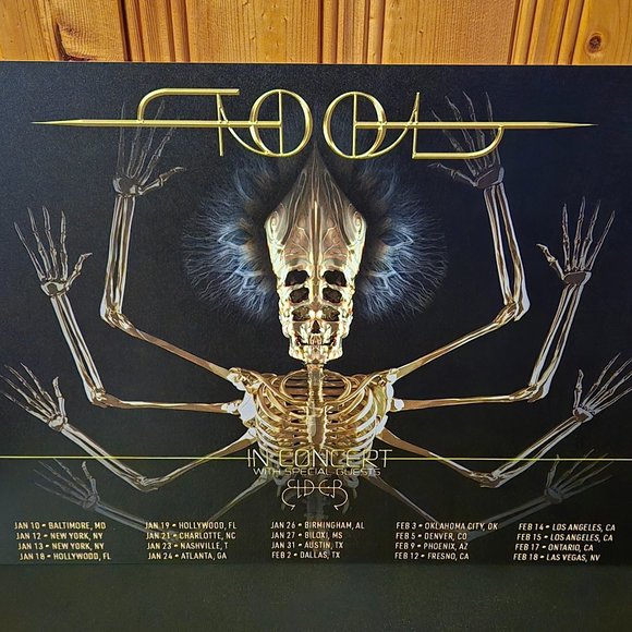 Wall Decor | Tool Poster 224 North American Tour Dates A Perfect Circle ...